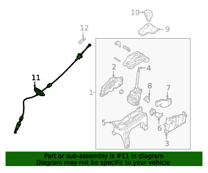 2019-2020 Hyundai Santa Fe Shift Control Cable 46790-S2300 | Hyundai ...