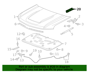2019-2024 Chevrolet Plate 84192174 GM | GMPartsDirect.com