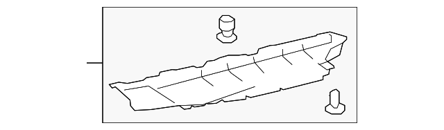 2010 Toyota Highlander Under-Body Shield 58723-0E030 | OEM Parts Online