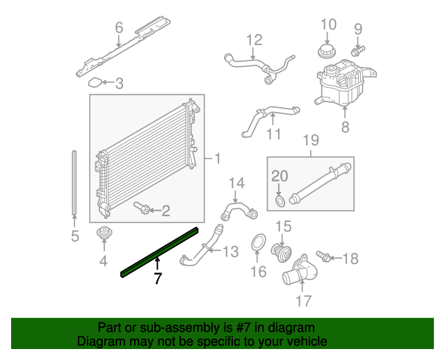 2013-2019 Ford Lower Seal DG1Z-8349-A | AutoNationParts.com