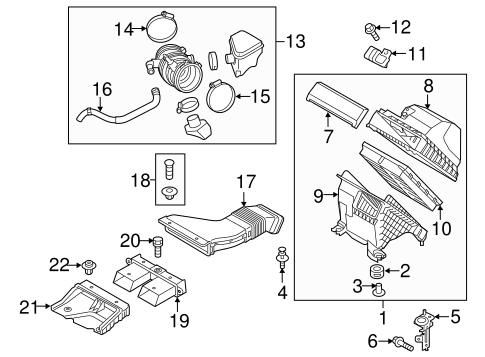 Air Intake for 2019 Kia Sorento | Kia.Parts Store