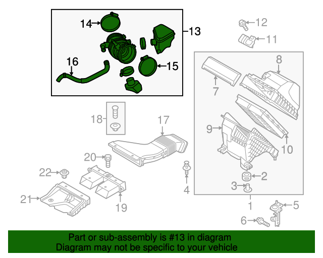 2016-2020 Kia Sorento Intake Hose 28130 C5200 | OEM Parts Online