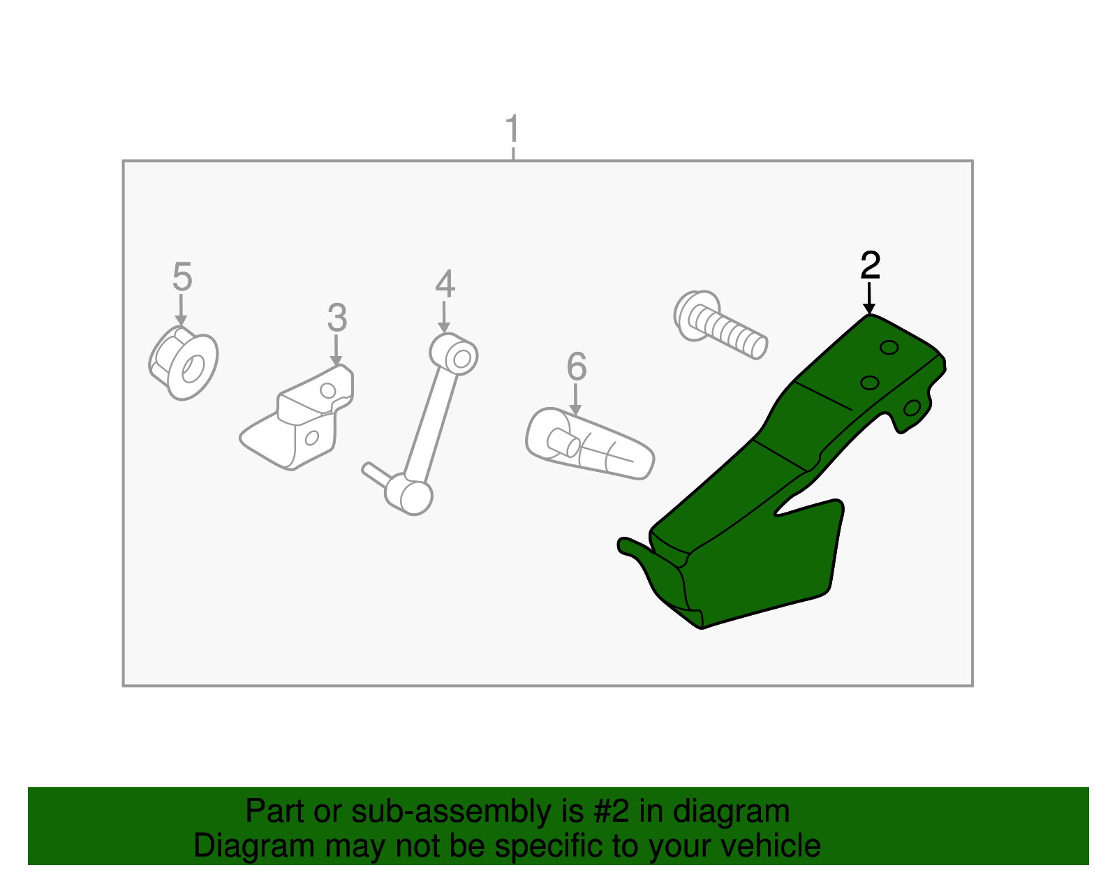 92192-2T000 - Level Sensor Bracket 2011-2016 Kia Optima | Kia.Parts Store