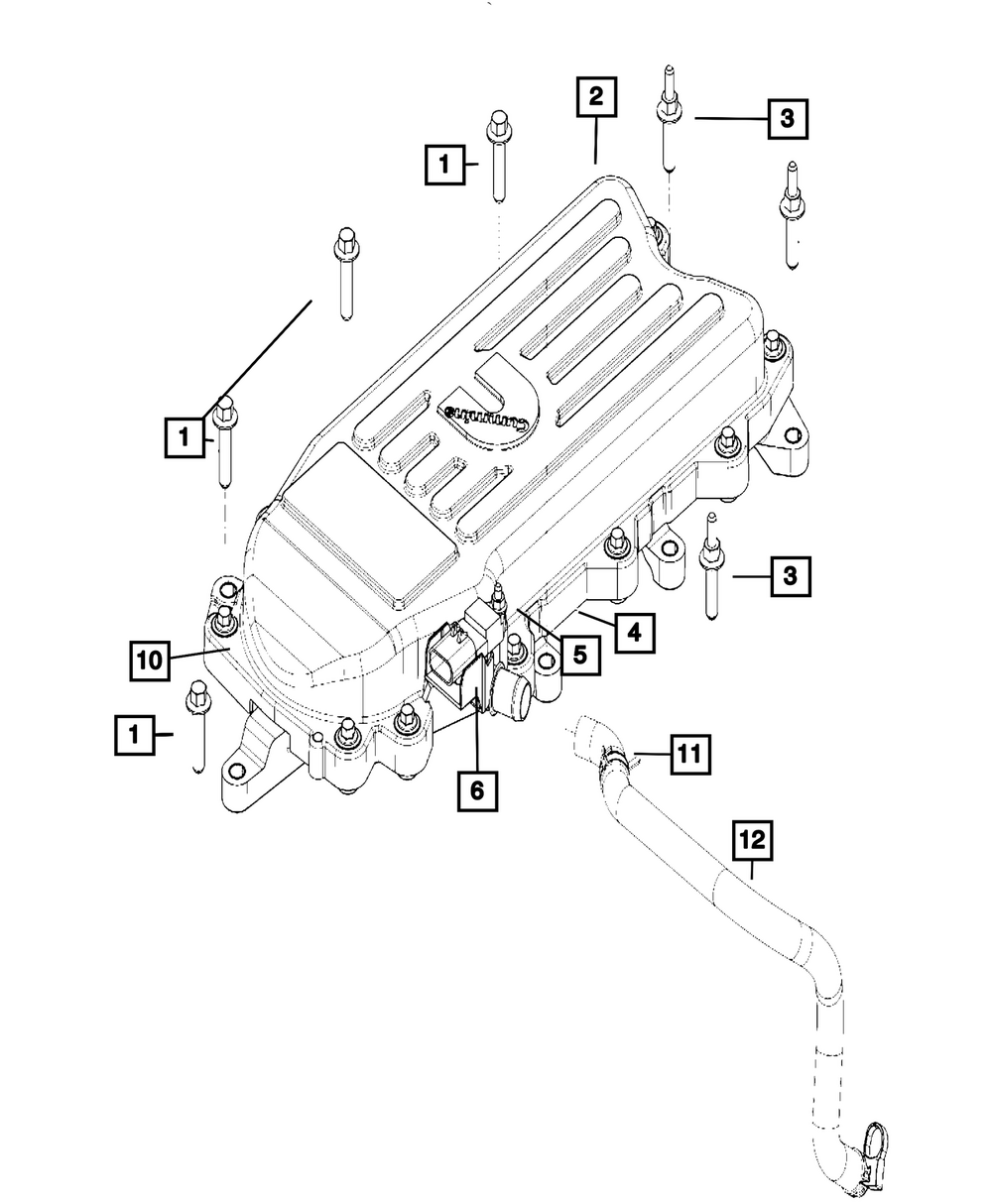 2025 Ram Crankcase Breather 68677813AA | Mopar eStore