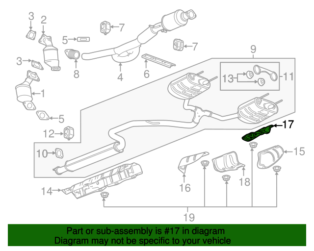 23187567 - Heat Shield 2013-2020 GM | AutoNationParts.com