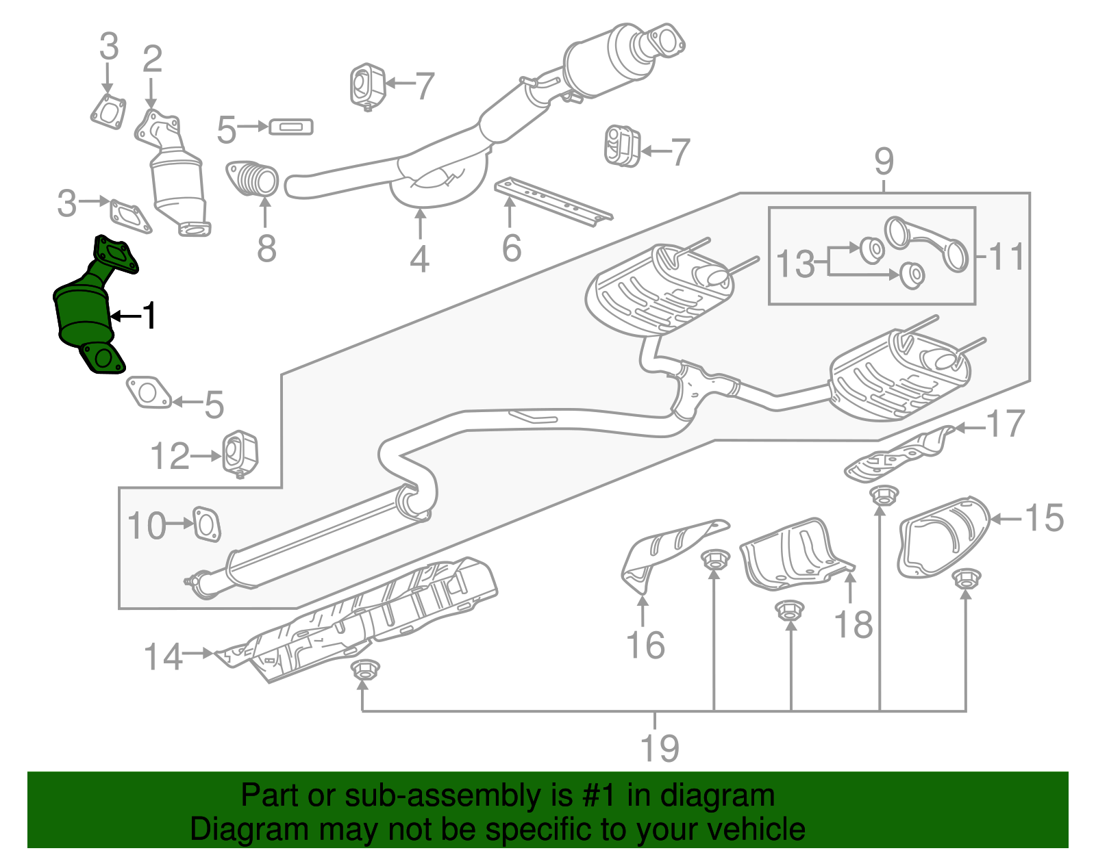 2014-2020 GM Converter 19420240 | TascaParts.com