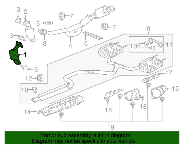 2014-2020 GM Converter 19420240 GM | GMPartsDirect.com