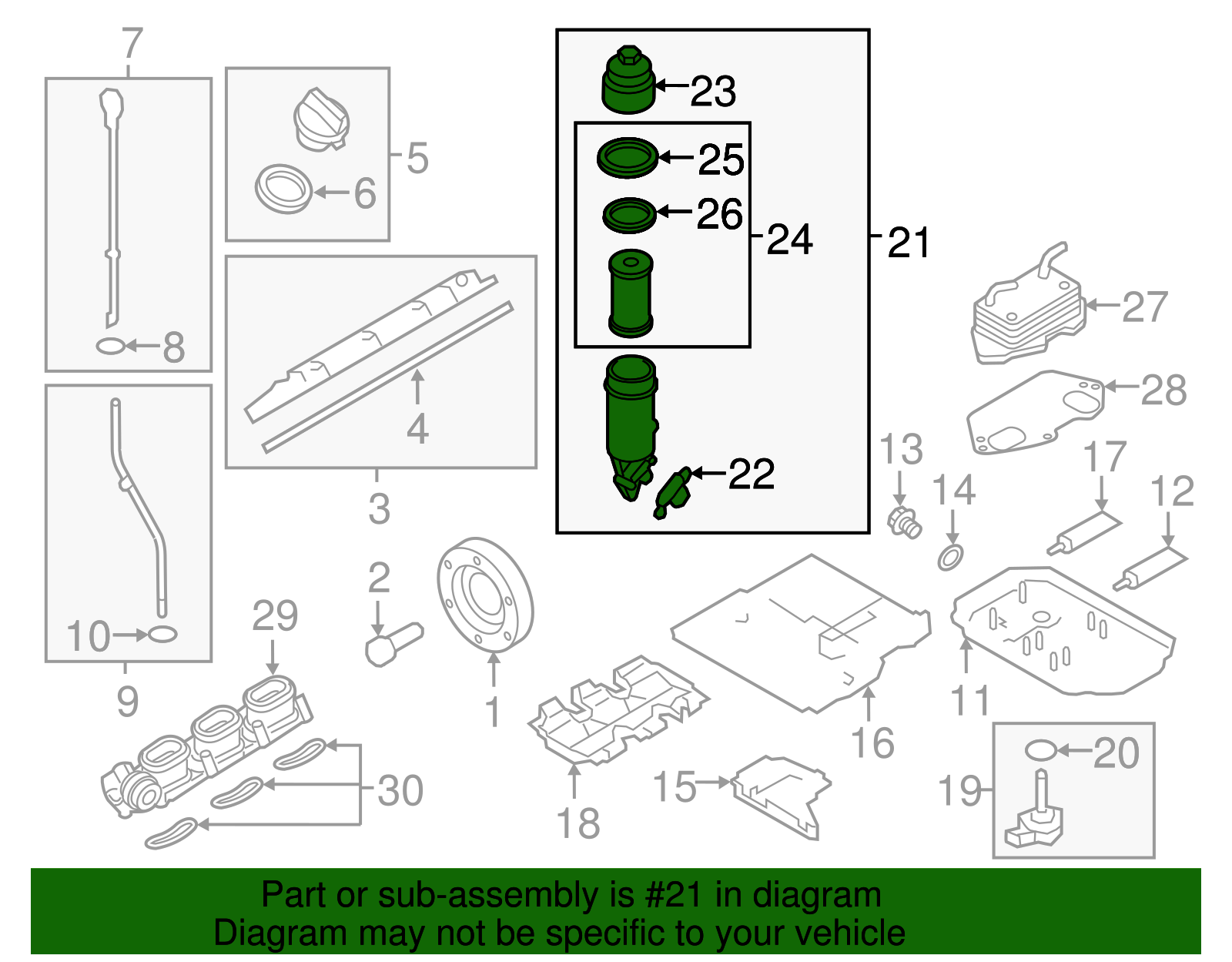 06E-115-405-K - Oil Filter Housing 2005-2017 Audi | Audi OEM Parts