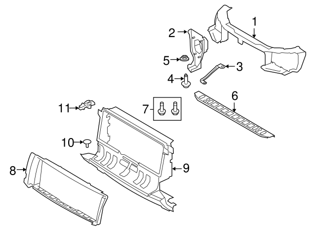 2008-2015 Land Rover LR2 Reinforced Bracket LR005246 | JaguarParts.com