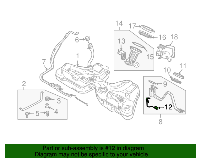 16146765824 - 2004-2010 BMW Sending Unit (16-14-6-765-824) | BMW of ...