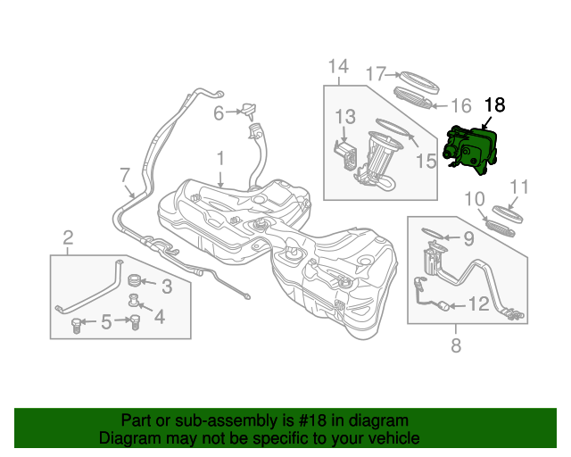 Genuine BMW 16-13-7-162-350 | Vapor Canister | FREE Shipping on Most ...