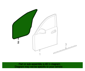 2008-2024 Mercedes-Benz Door Seal 000-727-13-00 | MB OEM Parts