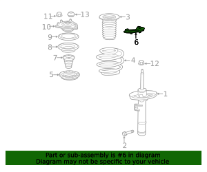 51694-TBA-A01 - Rubber, L Front Spring Mount (Lower) 2016-2021 Honda ...