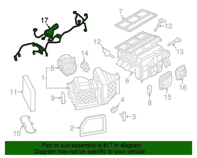 2013-2016 Porsche Wire Harness 991-612-723-00 | Gaudin Porsche Parts