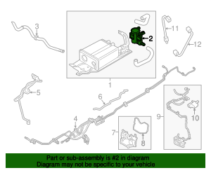 2012-2015 Ford Vapor Canister Purge Solenoid BB5Z-9G271-B | OEM Parts ...