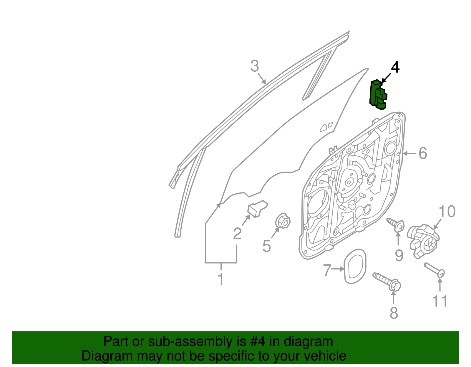 82550-C5000 - Lower Guide 2016-2020 Kia Sorento | Kia.Parts Store