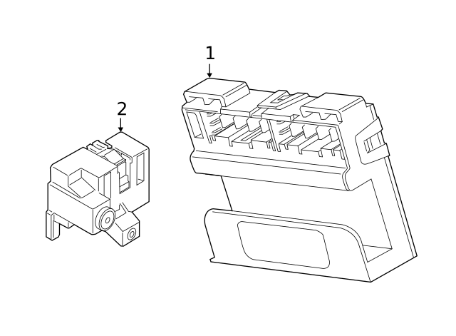 61355a0a438 - 2019-2021 BMW Z4 Distribution Box (61-35-5-A0A-438) | BMW ...