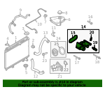 Genuine OEM Ford Part - Water Outlet BE8Z-8K556-A | Genuine OEM Ford ...
