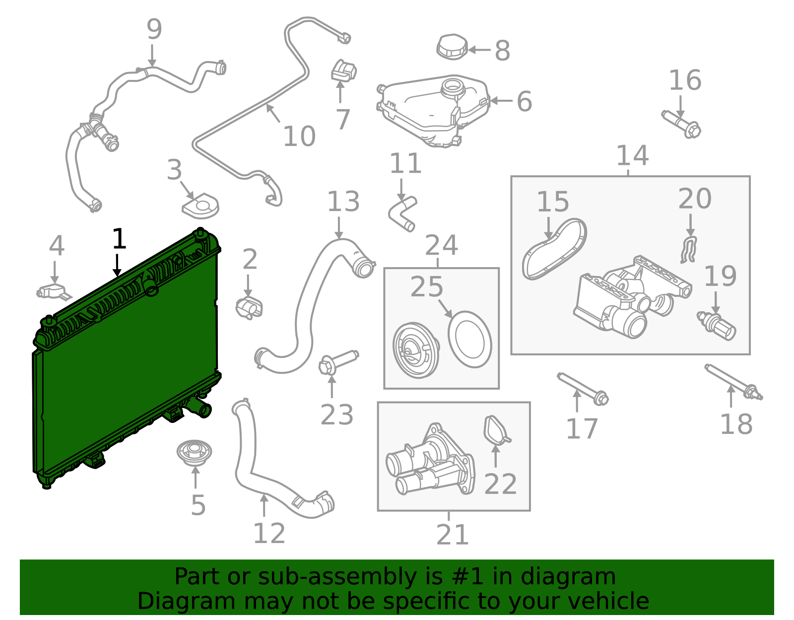 2011-2019 Ford Fiesta Motorcraft™ Radiator RAD-54 | OEM Parts Online