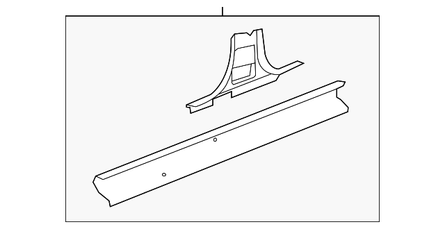 2013-2019 Cadillac XTS Driver Side Rocker Inner Panel 23234769 ...