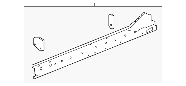 23495169 - Driver Side Body Side Outer Panel Reinforcement 2013-2019 ...