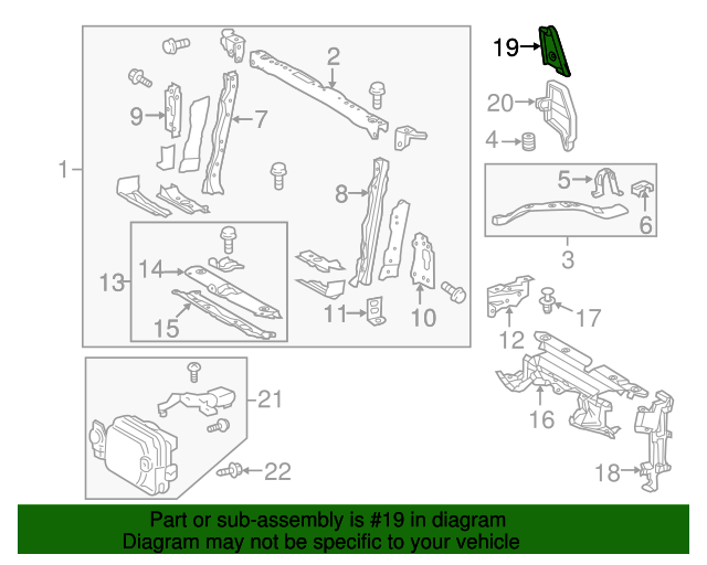 53155-0R010 - Side Seal - 2013-2018 Toyota RAV4 | OEM Genuine Toyota Parts