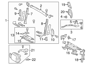 53205-0R050 - Radiator Support - 2015-2018 Toyota RAV4 | OEM Genuine ...