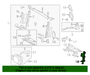 2016-2018 Toyota RAV4 Air Guide 16691-0V041 | toyolexparts