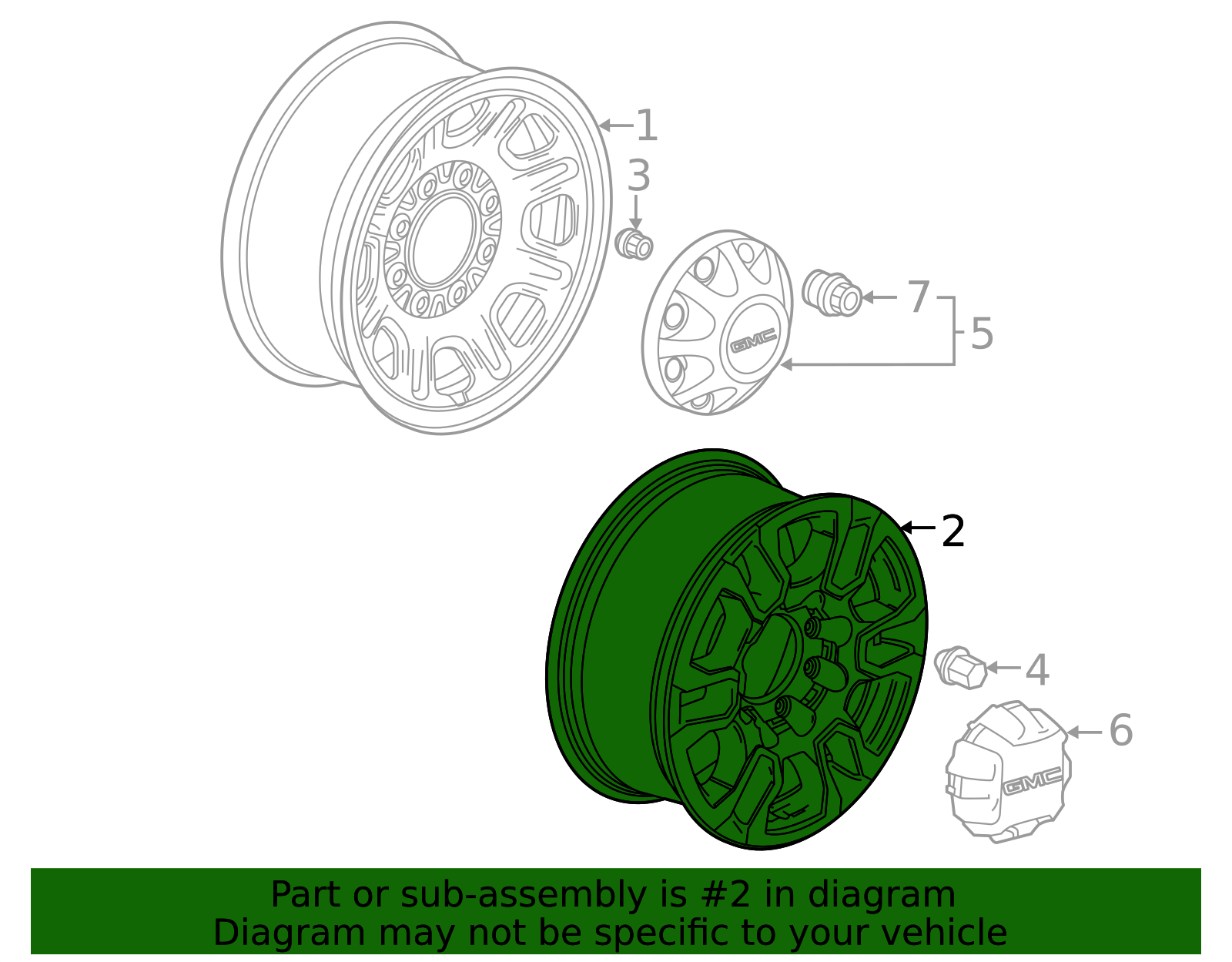 84830463 - Wheel 2024-2025 GM | Big 3 Auto Parts