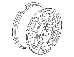 2020-2023 GM 20x8.5-Inch Aluminum Multi-Spoke Wheel 84745541 | GMC ...
