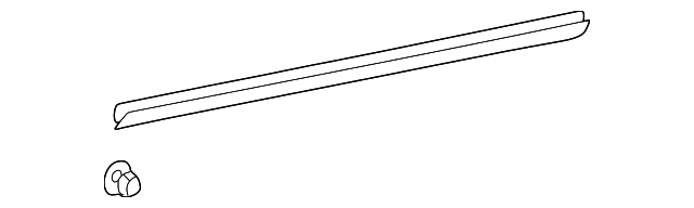 75736-33040-A0 - Lower Molding - 2002-2006 Lexus | My L Parts