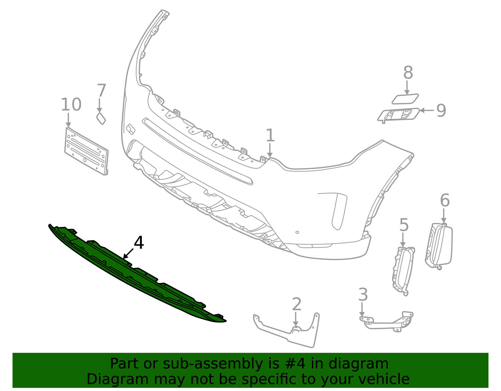 Genuine OEM Lower Cover Part# LR133274 Fits 2020-2023 Land Rover ...