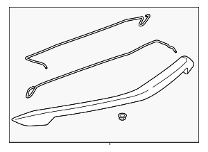 23389899 - Spoiler, Rear, Primed 2016-2019 Cadillac ATS | GMPartsNow