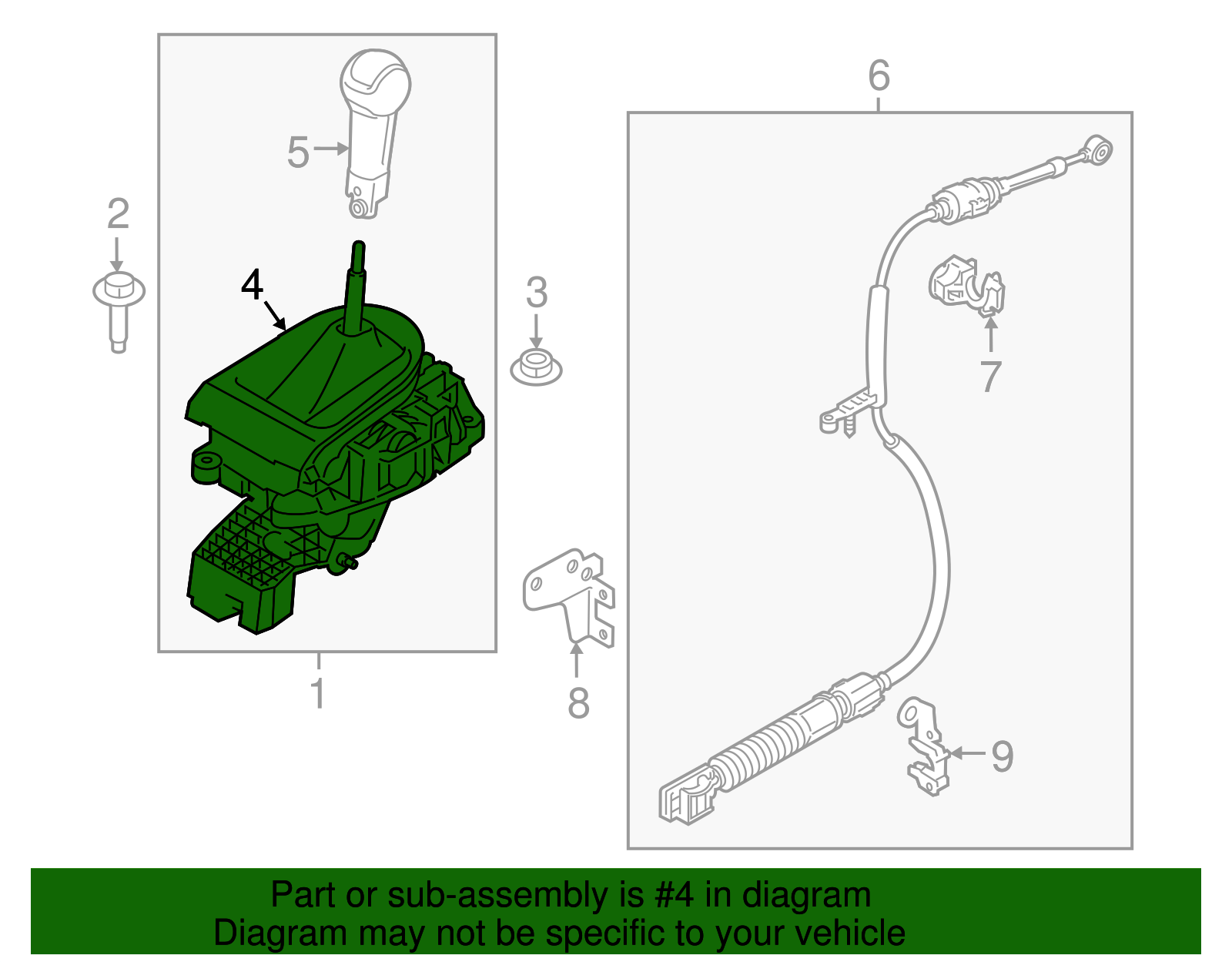 2018-2023 Ford Mustang Shift Indicator JR3Z-7D443-AB | OEM Parts Online