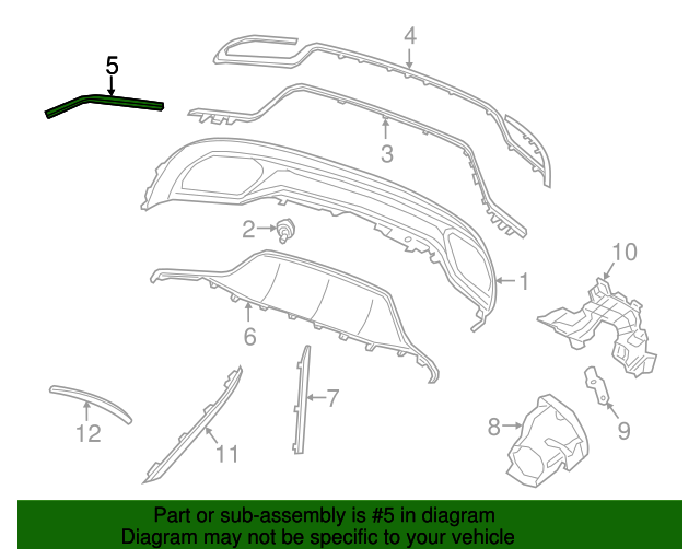 2015-2018 Mercedes-Benz Outer Molding 205-885-29-21 | MB OEM Parts