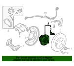 2016-2019 Chevrolet Wheel Hub and Bearing Assembly 13517459 GM ...