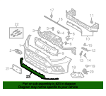 G1EZ-17626-A - Lower Deflector - 2016-2018 Ford Focus | Lasco Auto Parts