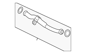 Mazda Water Pipe PYFA-15-190C | Auto Parts