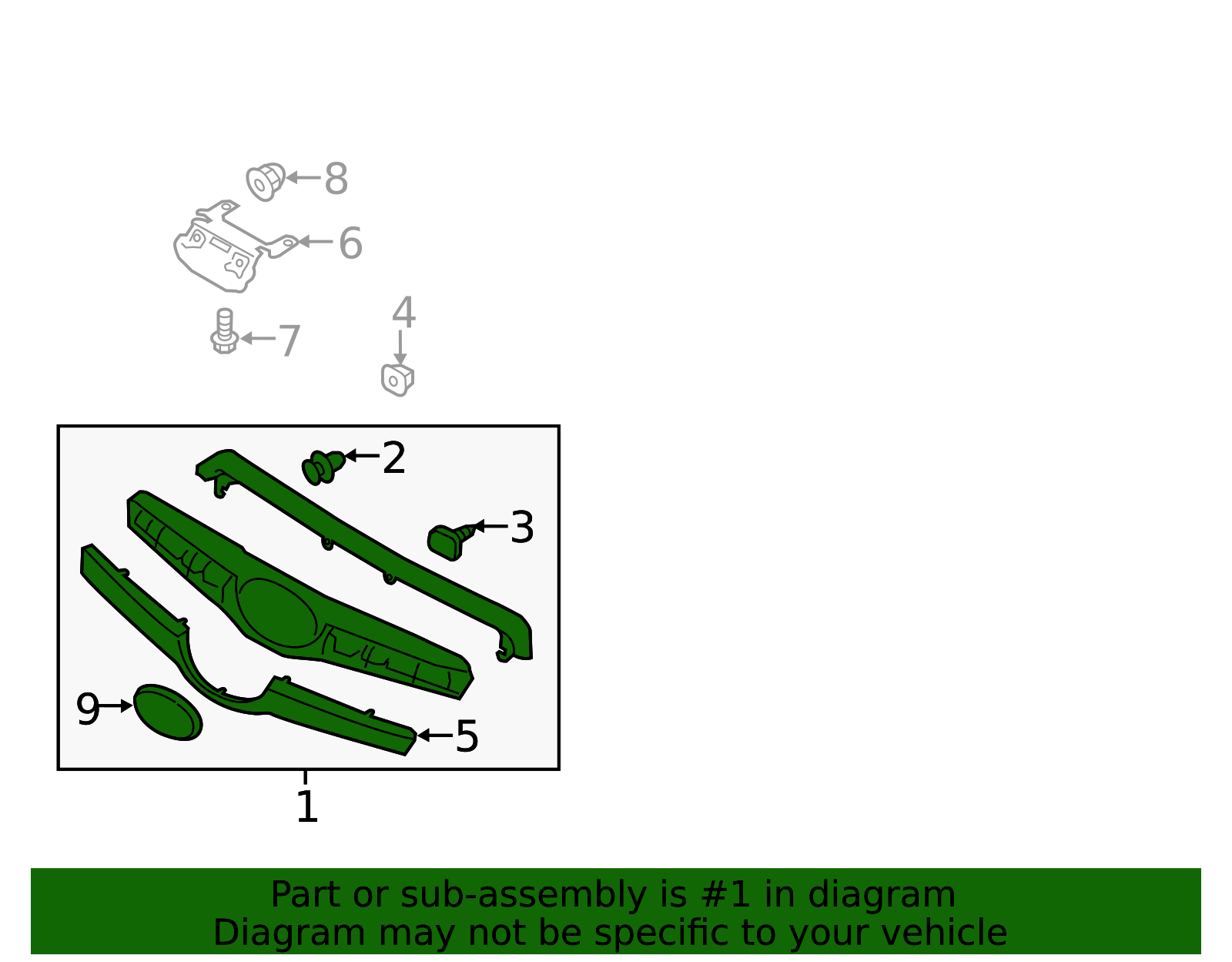 2019-2021 Subaru Forester Upper Grille 91121SJ010 | Subaru Parts Store