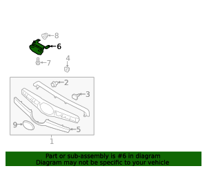 2019-2024 Subaru Forester Grille Bracket 91165SJ000 | Subaru Parts Store