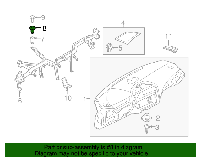 Genuine BMW 07-14-9-230-108 | Reinforcement Bushing | FREE Shipping on ...