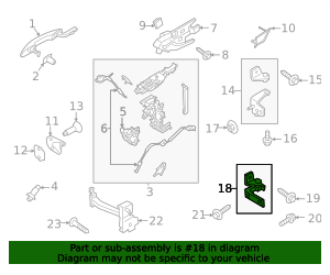2020-2023 Ford Lower Hinge H1BZ-5826810-A | OEM Parts Online