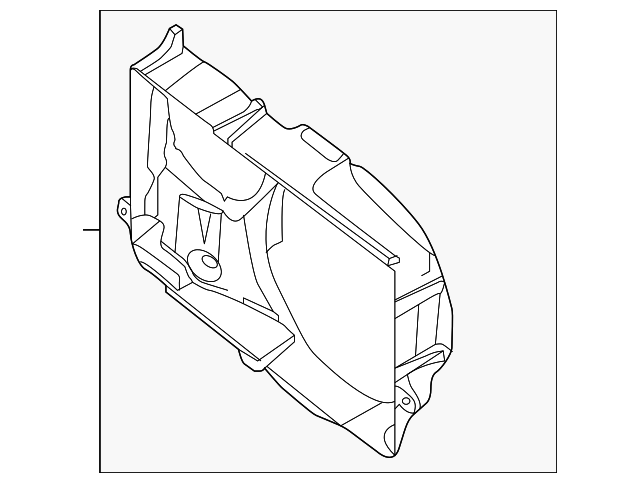 2012-2019 Nissan Fan Shroud 21476-9JE0B | TascaParts.com