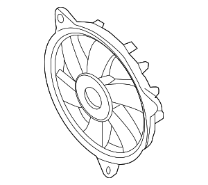 21487-1PD0A - A/C Condenser Fan Assembly 2012-2021 Nissan ...