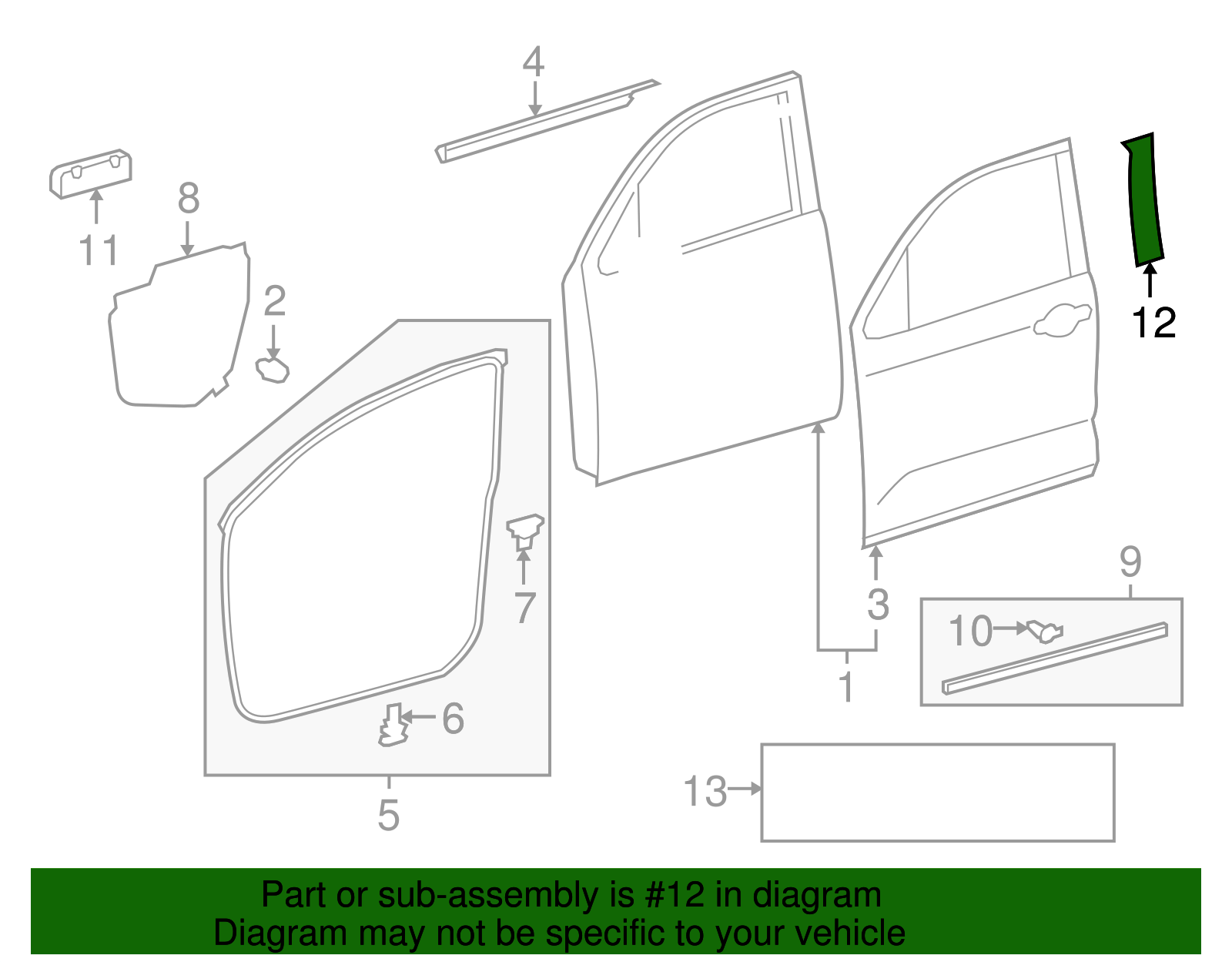 2007-2022 Toyota Black Out Tape 75922-0C020 | OEM Parts Online