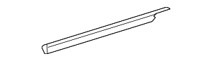 2007-2022 Toyota Exterior Weatherstrip 68160-0C020 | Sparks Parts