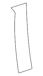 2007-2022 Toyota Black Out Tape (Right) 75921-0C020 | Sparks Parts