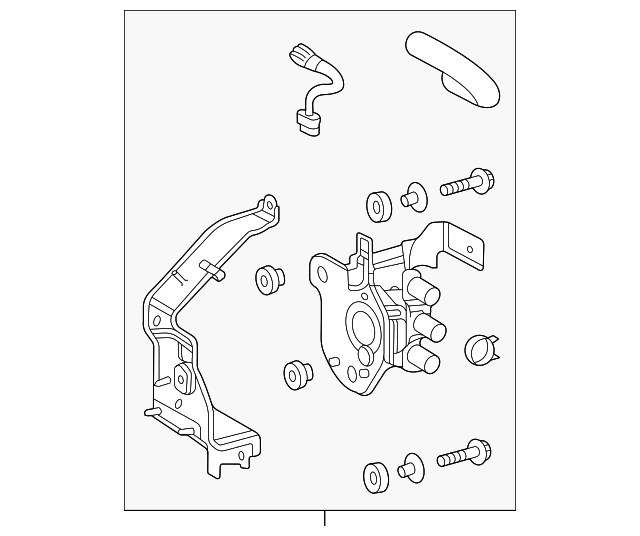 2021 Toyota RAV4 Prime Water Valve 87200-42020 | OEM Parts Online