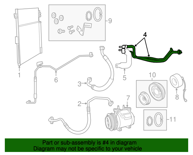 2011-2021 Mopar Line 68161174AB | TascaParts.com