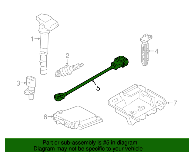 2015-2019 Audi Knock Sensor 06E-905-377-L | Audi USA Parts